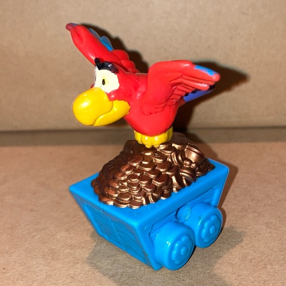 Toys | Iago The Parrot In Gold Miner Car From Aladdin 1996 Mcdonalds ...